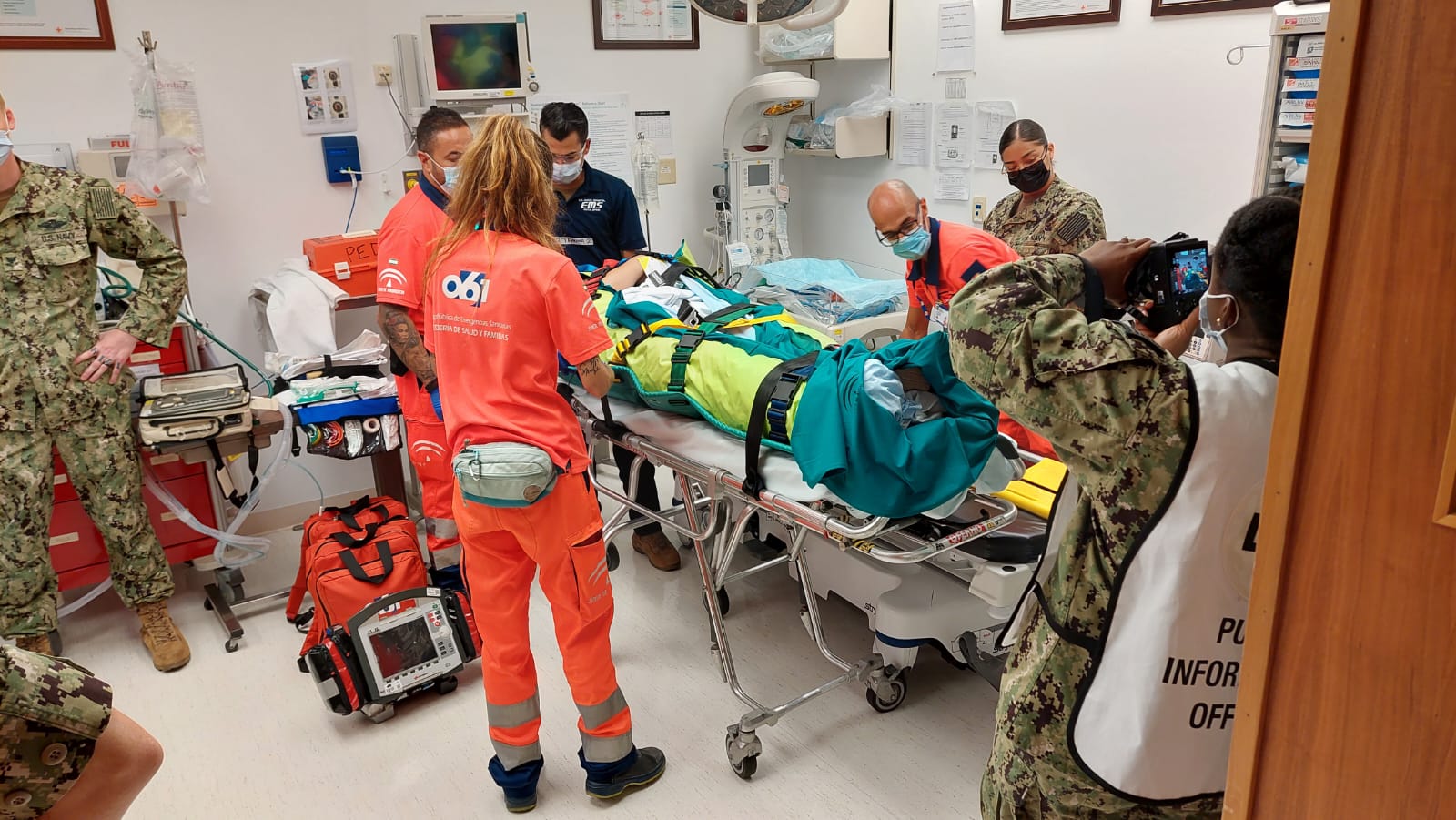 El 061 participa en un simulacro de atención a múltiples víctimas en la ...