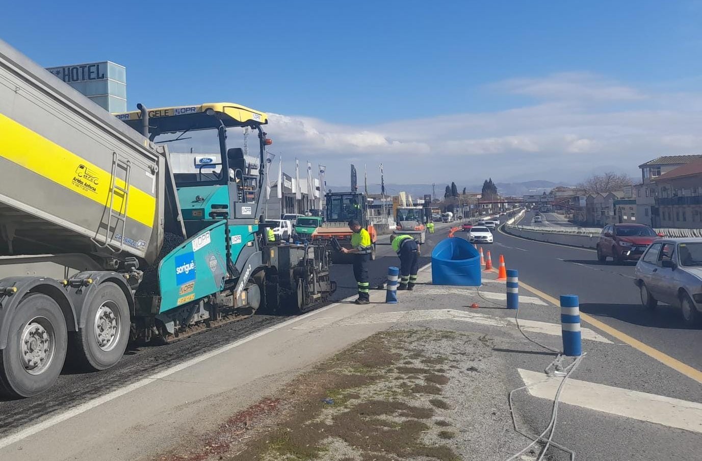 Cortes puntuales por el refuerzo integral del firme en la autovía A-92G ...