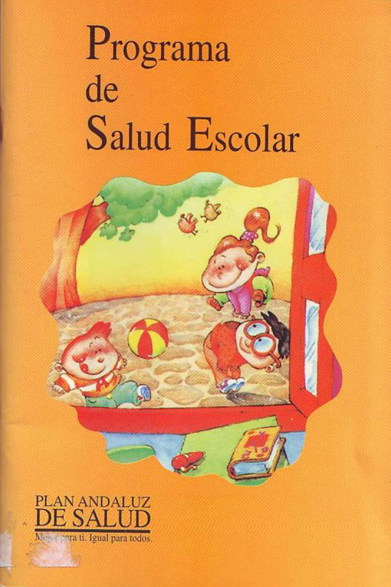 Programa de salud escolar - Publicaciones - Junta de Andalucía