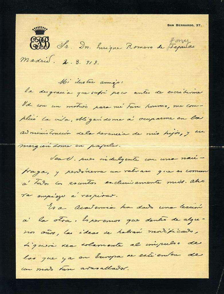 El gesto de Córdoba con Pardo Bazán - Junta de Andalucía